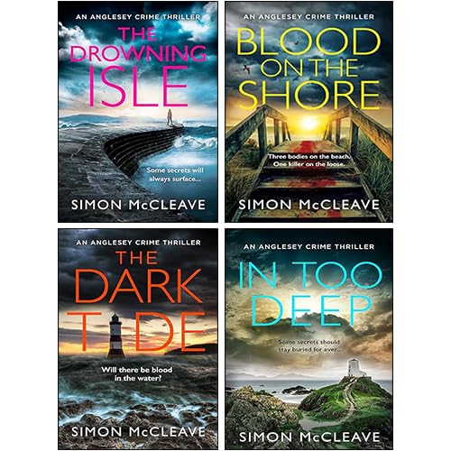 The Anglesey Series 4 Books Collection Set By Simon McCleave (The Dark ...