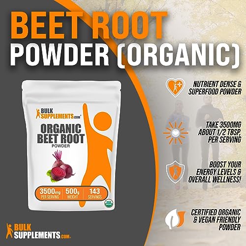 BULKSUPPLEMENTS.COM Organic Beet Root Powder - Beet Juice Organic, Beet ...