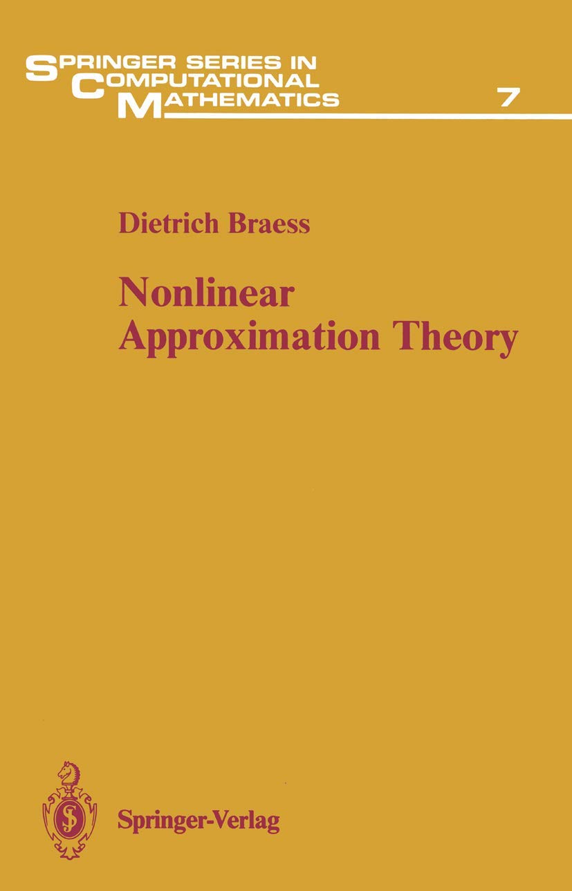 Nonlinear Approximation Theory (Springer Series in Computational ...