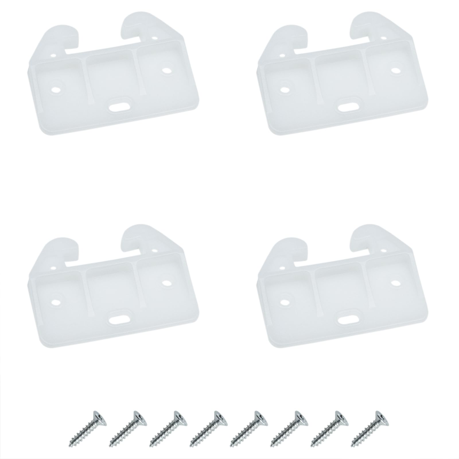 Snapklik.com : 20 Pcs Plastic Drawer Guides Drawer Track Guides Drawer ...