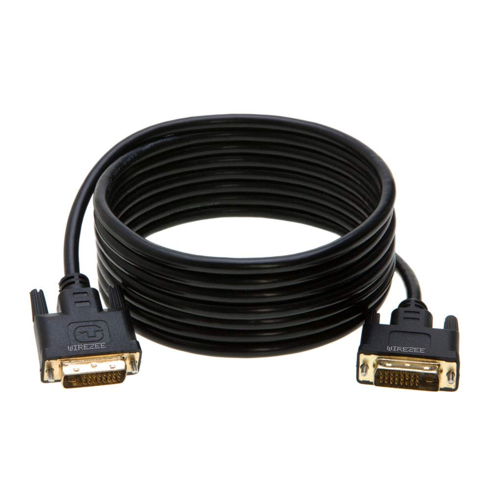 Amazon.com: DVI-D Cable Dual Link DVI to DVI Male Wire 24+1 Pin 3ft 6ft ...