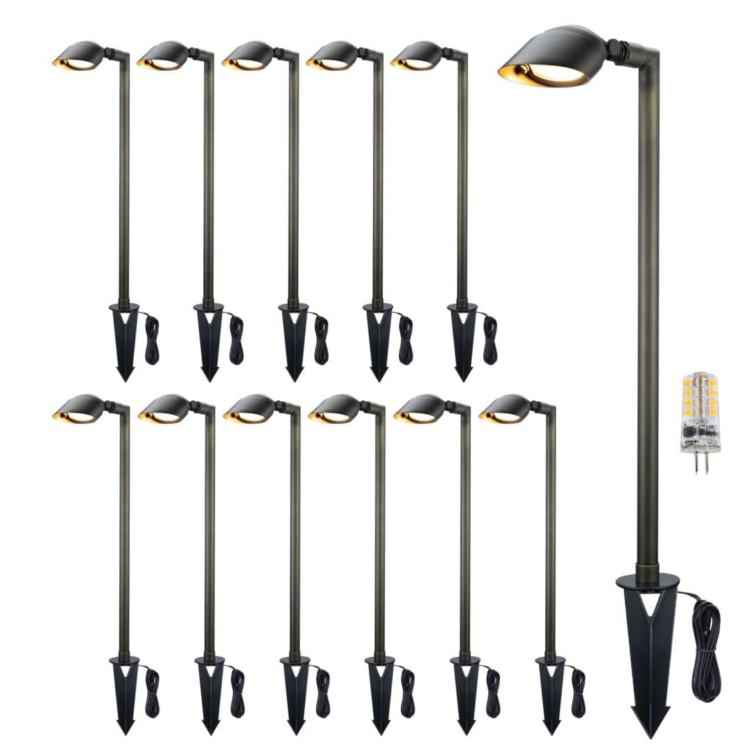 Gardenreet Low Voltage Pathway Lights 12V, LED Landscape Path Lights ...