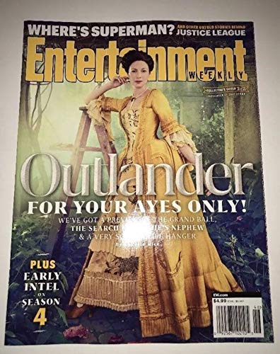 ENTERTAINMENT WEEKLY MAGAZINE #1491 NOV 2017, 2 of 3 OUTLANDER, NEW NO ...