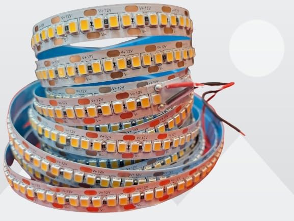 Buy Luxxo Single Color Strip, 12V, IP20, 240 Led Per Meter (5 Meter ...