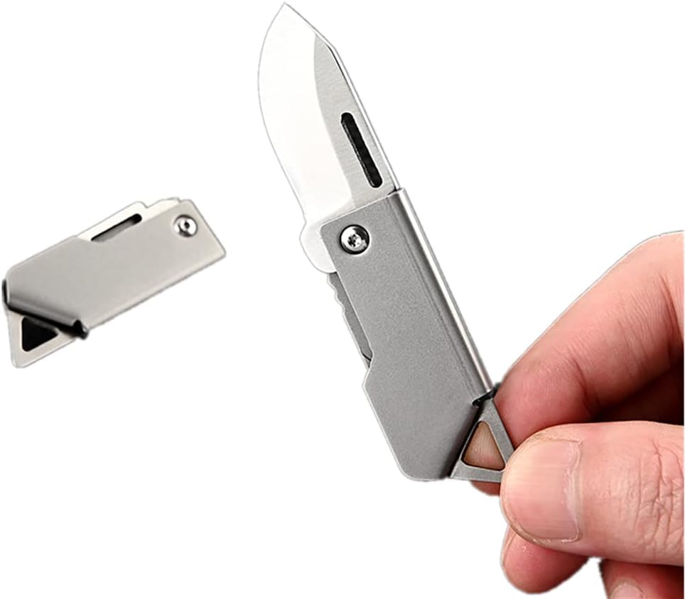 Amazon.com : KUNSON Small Little Folding Pocket Knife, D2 Steel Blade ...