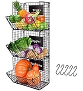 Amazon.com - X-cosrack Stackable Wire Basket 3 Tier Countertop& Wall ...