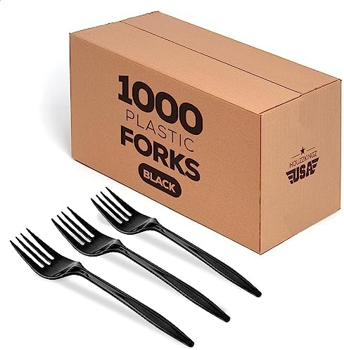 Amazon.com: Pantry Value [1000 Count] Lightweight White Plastic Forks ...
