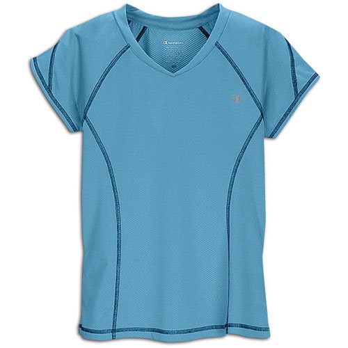 Buy Champion Women's Double Dry Texture Tee ( sz. S, Porcelain Blue ...