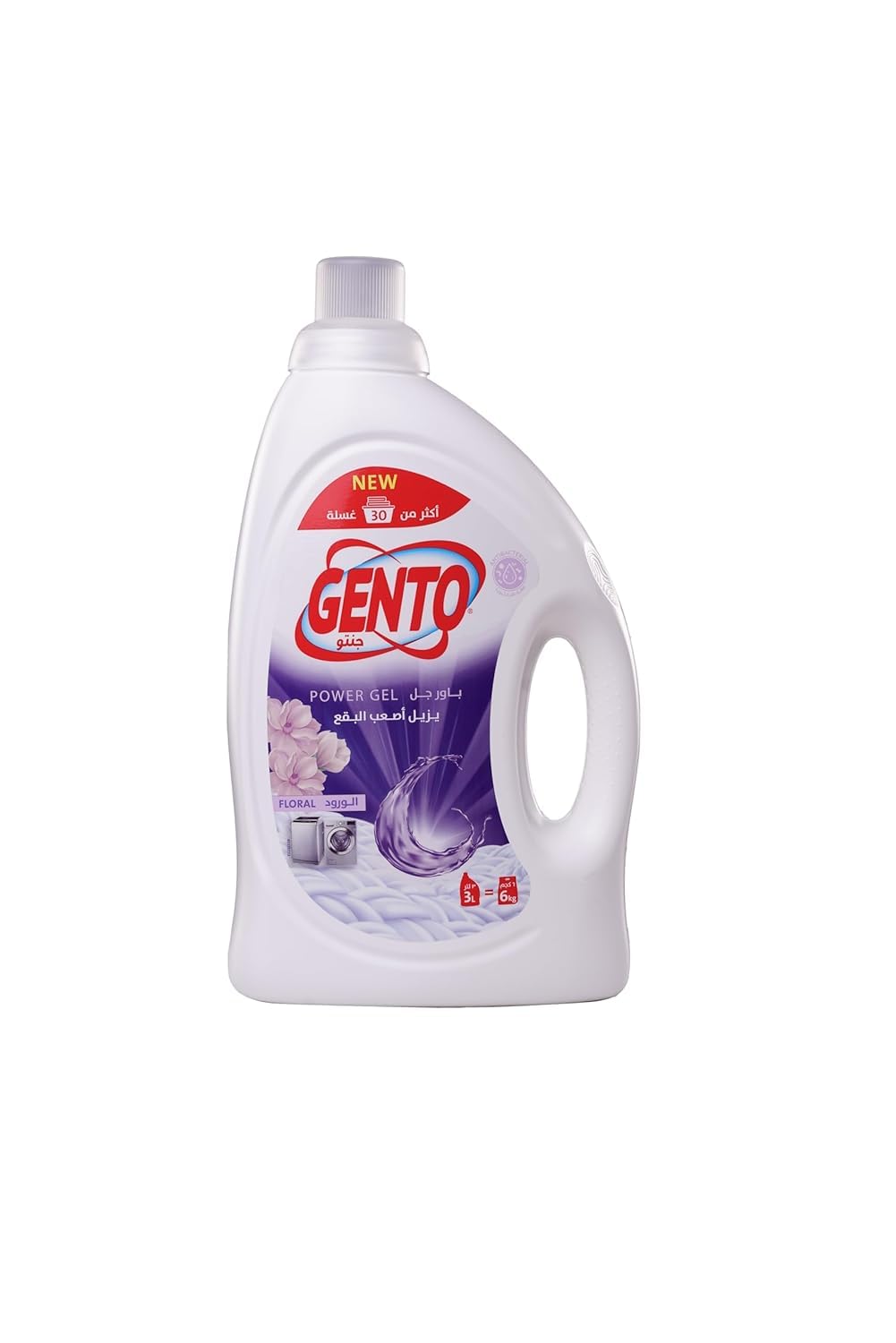 Gento Liquid Laundry Det Power Gel - Floral 3 Ltr : Buy Online at Best ...