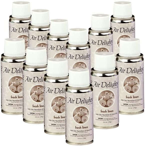 Amazon.com: Air Delights Fresh Linen Micro 3000 Air Freshener Refill, 2 ...