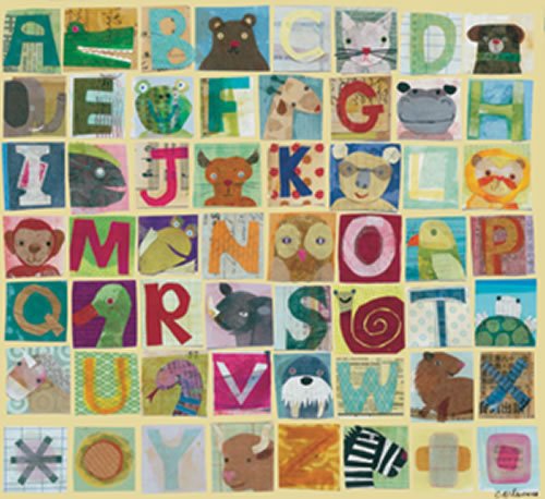 Amazon.com: Animal Alphabet Canvas Reproduction : Home & Kitchen