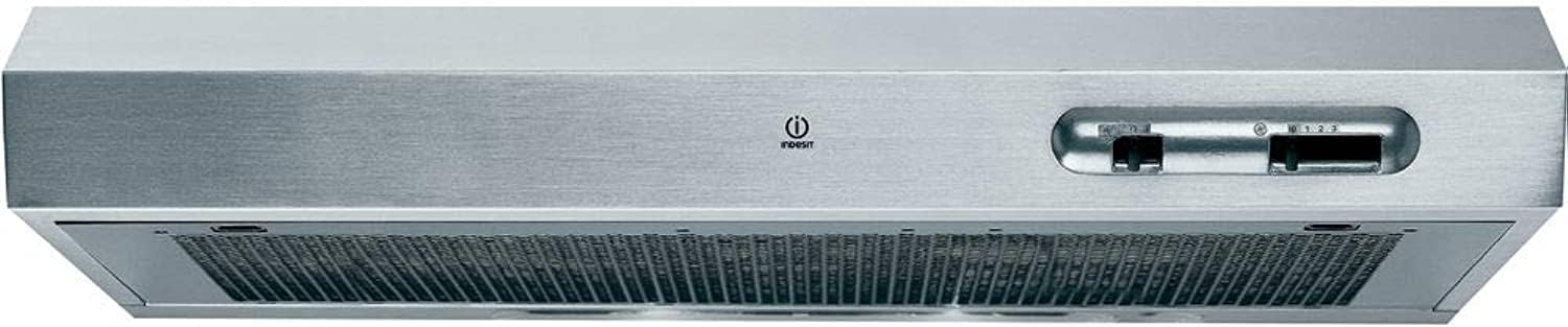 INDESIT FREESTANDING COOKER HOOD 90 CM 230 M3/H ISLK 96 AS X"Min 1 year ...