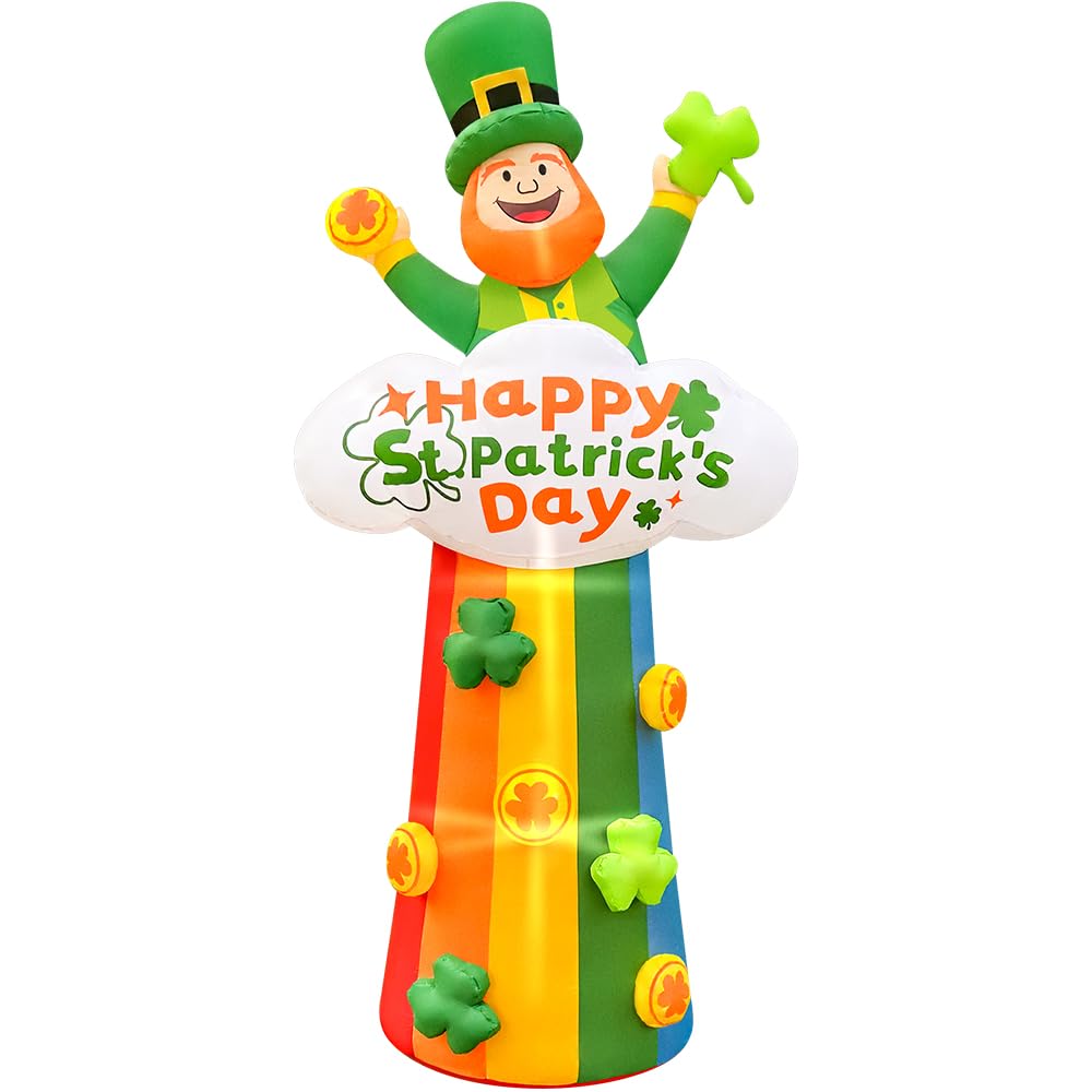Snapklik.com : JUROSAICA 7FT St Patricks Day Inflatables Outdoor ...