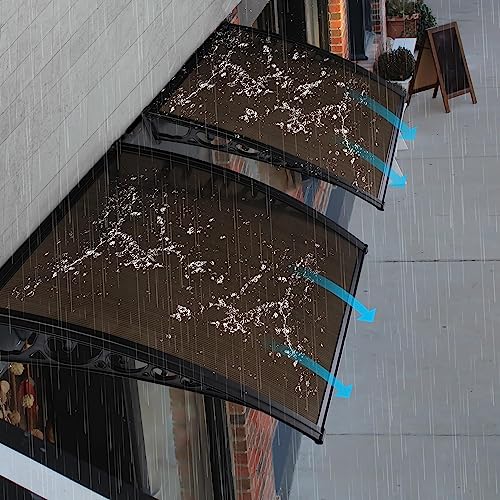 Snapklik.com : 40x40 Patio Door Window Awning Outdoor Canopy Cover UV ...