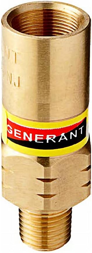 Amazon.com: 1/4" MNPT Generant Cryogenic Relief Valve - 10PSI, 22PSI ...