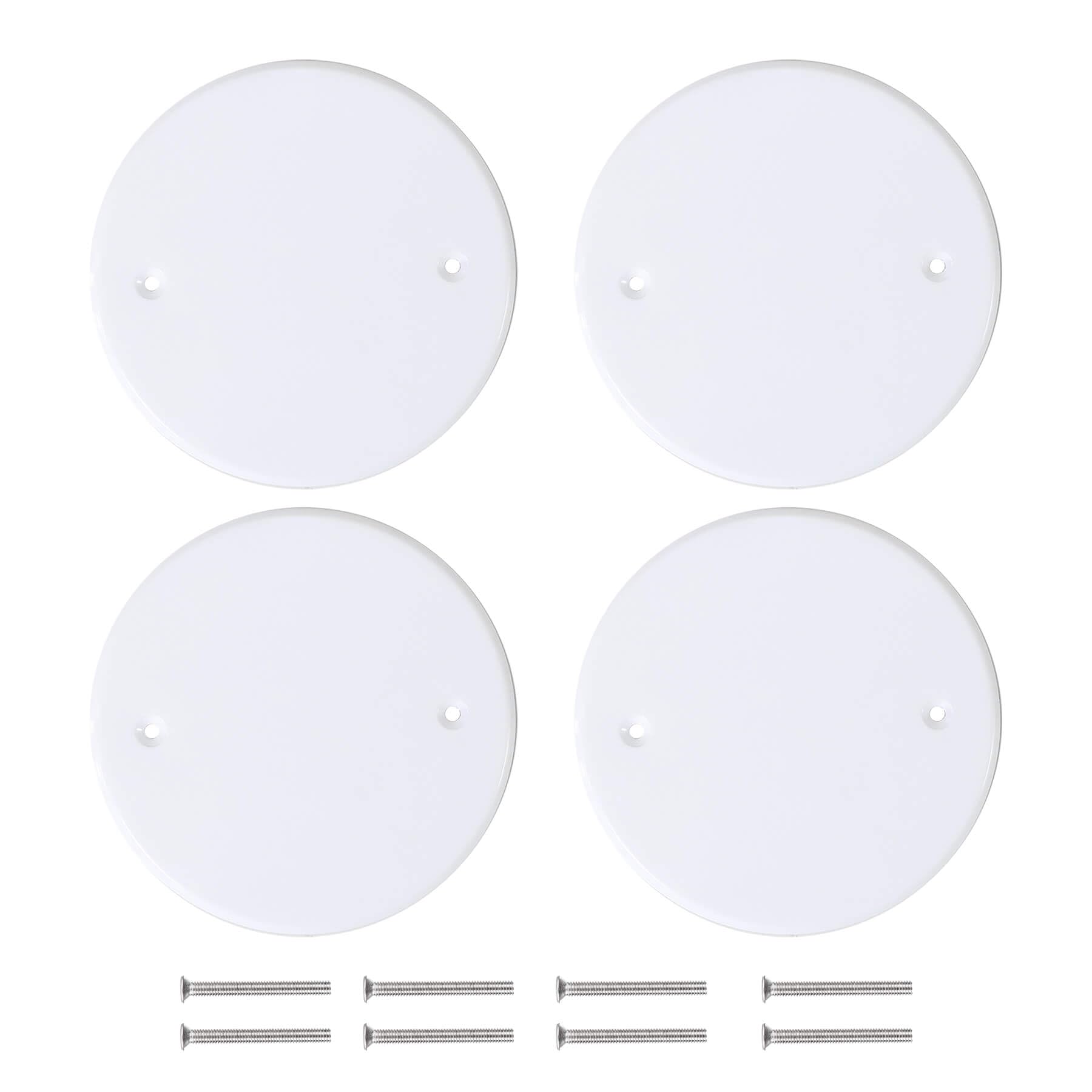 Snapklik.com : Qlvily 4PCS 5" Ceiling Cover Plate