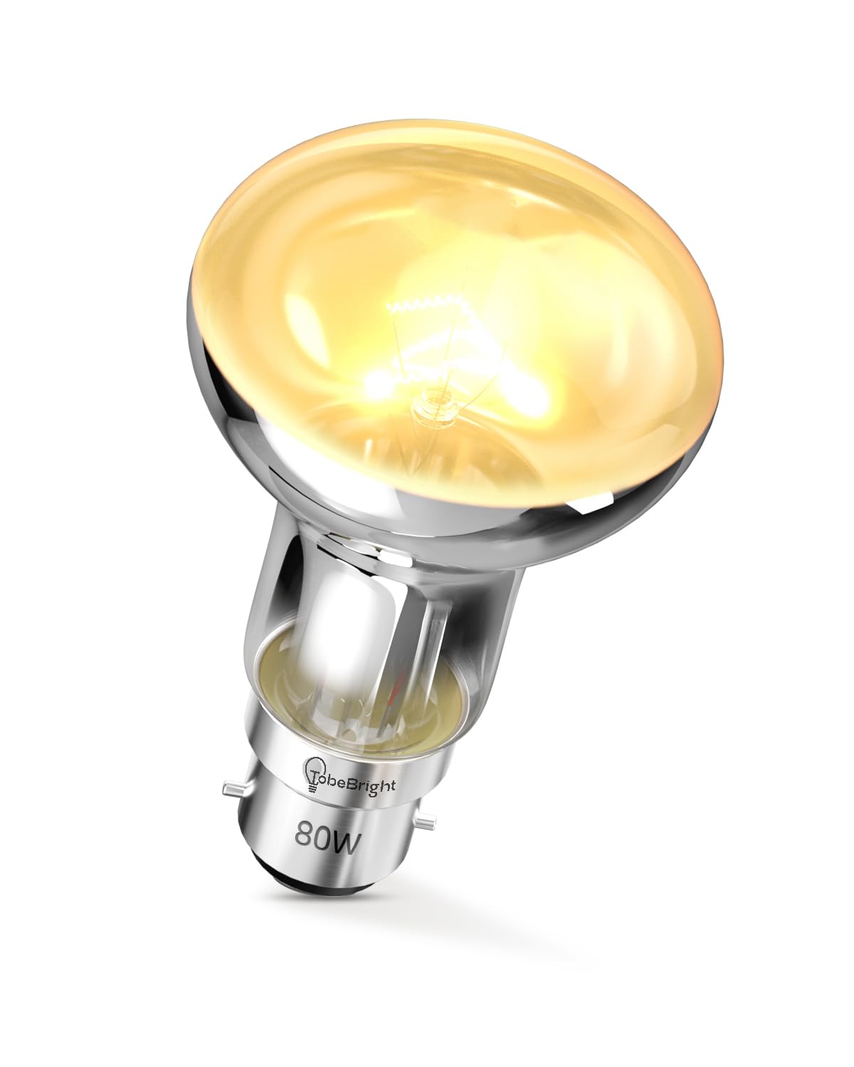 TobeBright UV Basking Lamp B22, 80 Watt Reptile Heat Lamp, UVB UVA ...