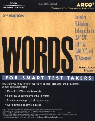 Amazon.com: Words for Smart Test Takers 2nd Edition (Academic Test ...