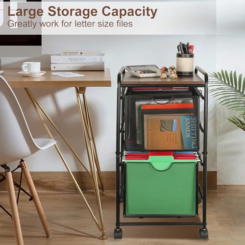Snapklik.com : EasyPAG Mesh File Storage Drawer Carts