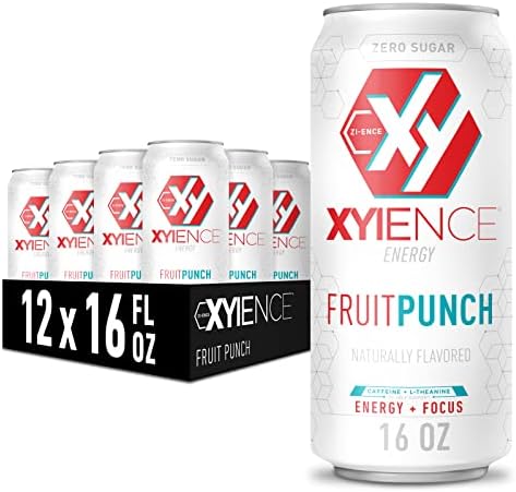 Amazon.com: Xyience Fruit Punch Energy Drink, 16 fl oz can (Pack of 12)
