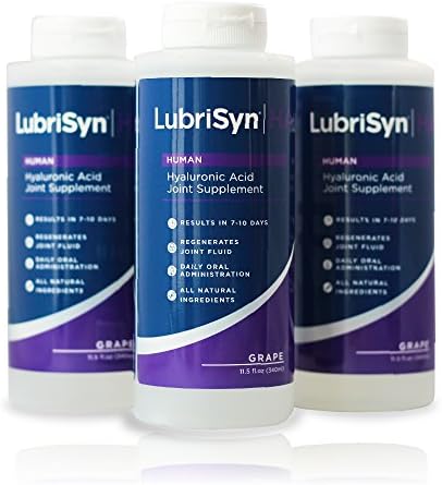 Amazon.com: LubriSynHA Human Joint Supplement, Grape 3 x 11.5oz – All ...