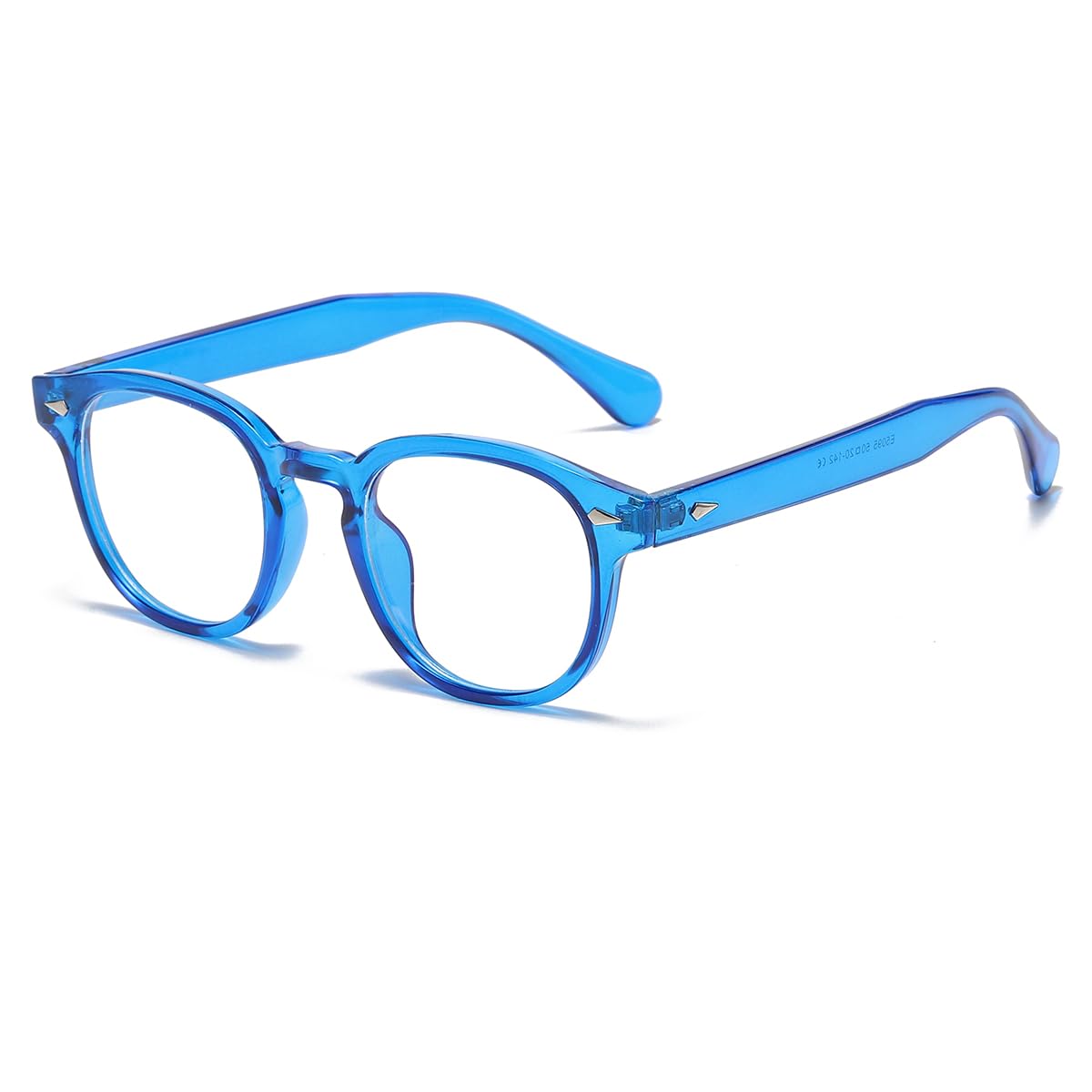 Snapklik.com : NIDOVIX Retro Round Blue Light Blocking Glasses For Men ...