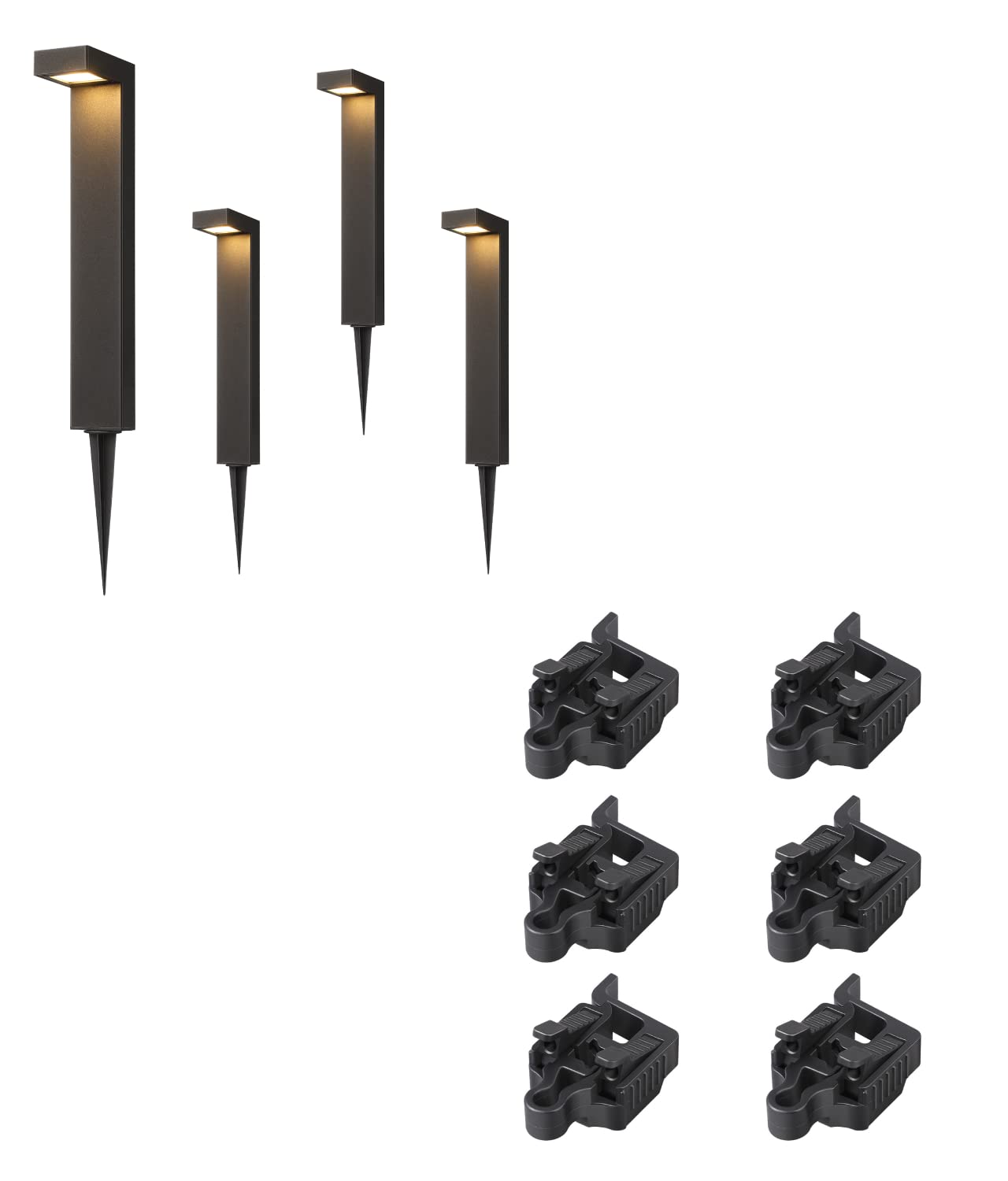 EDISHINE 6-Pack Low Voltage Wire Connector, Landscape Lighting Cable ...