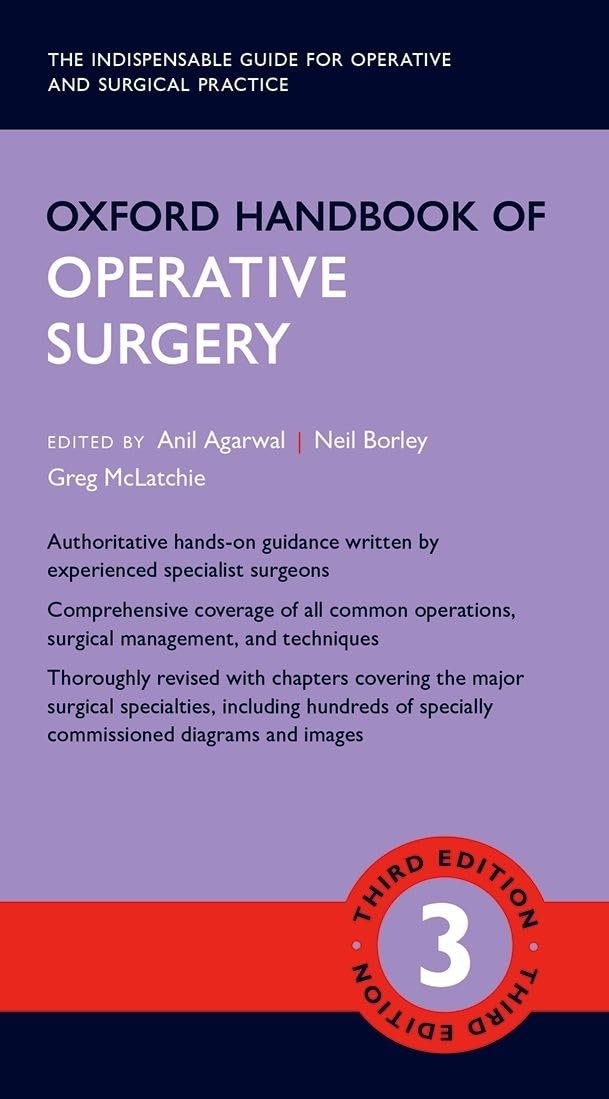 Oxford Handbook of Operative Surgery (Oxford Medical Handbooks): Amazon ...