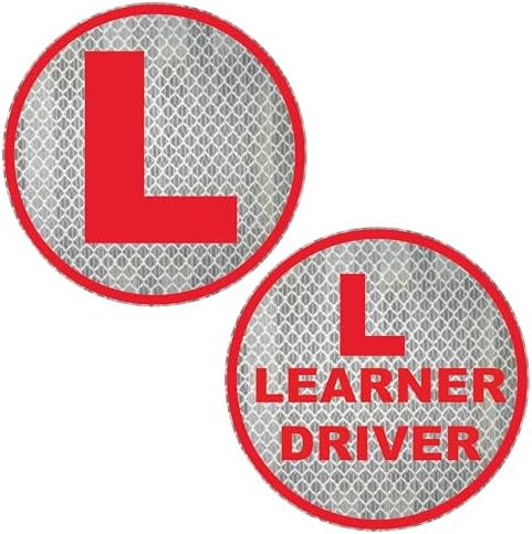 KaaHego L-Board Learning License Symbol Exterior Sticker & Decal Vinyl ...