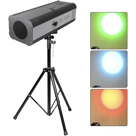 Amazon.com: LED Follow Spotlight with Tripod Stand, 200W Stage Follow ...