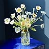 Amazon.com: Artificial Silk Poppy Flowers, 22" Long Stem Faux Flocking ...