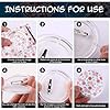 Amazon.com: 15 Pcs Acrylic Photo Buttons - 2 Inch Clear Blank Pin Kit ...