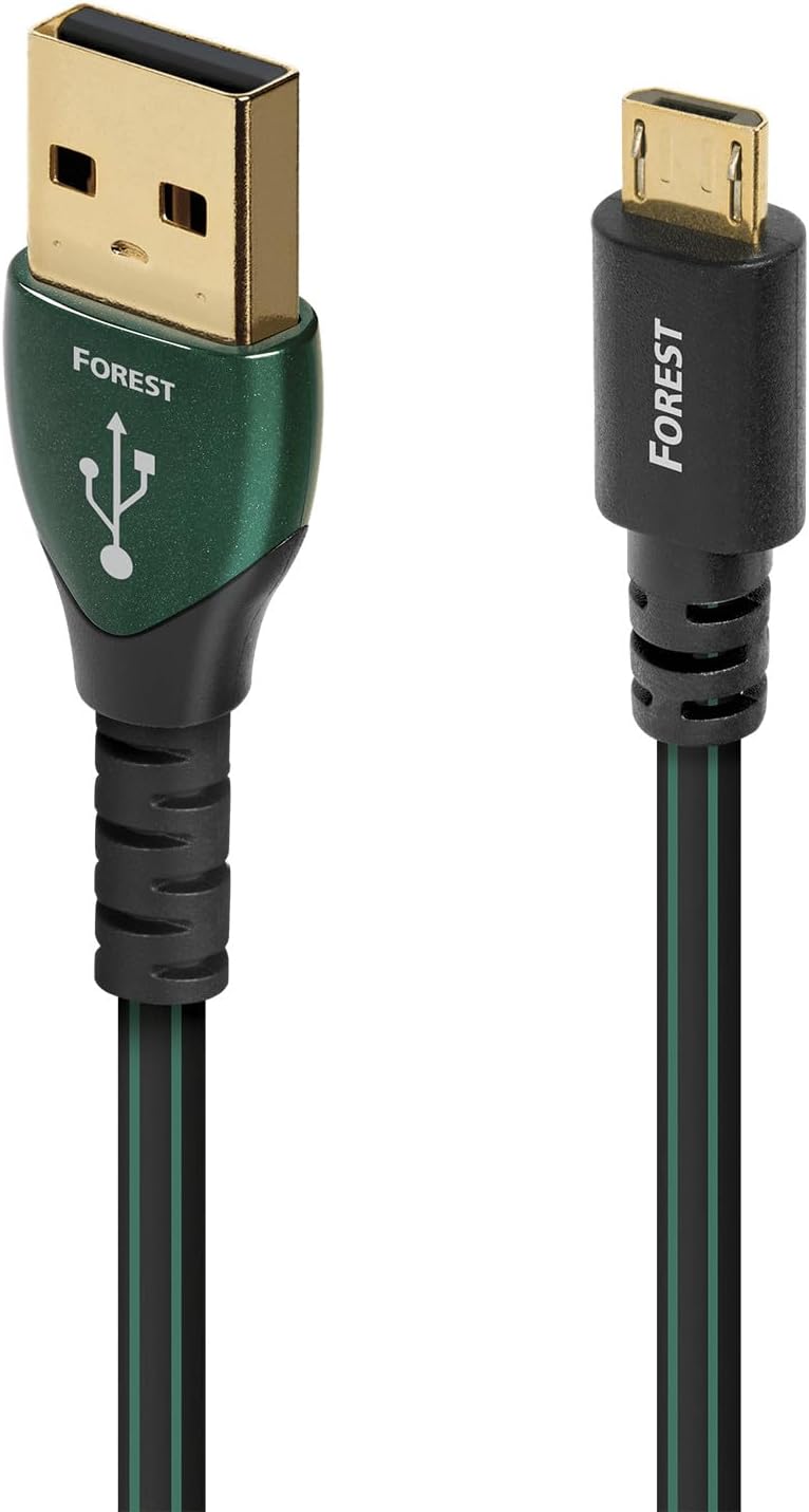 Amazon.com: AudioQuest 0.75 m Forest USB-A > Micro B 2.0 High ...