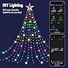Amazon.com: Smart Christmas Tree Lights with Star Topper, 6.6Ft x16 ...