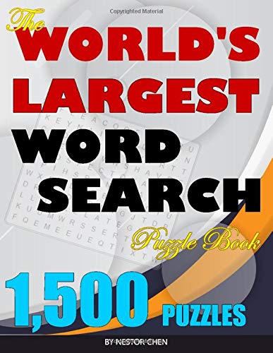 The World's Largest Word Search Puzzle Book: 1,500 Puzzles : Amazon.com.tr: Kitap