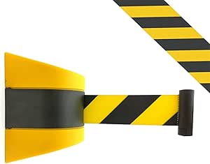 Amazon.com: 5M/10M Wall Mount Retractable Belt Barrier, with Stanchion ...
