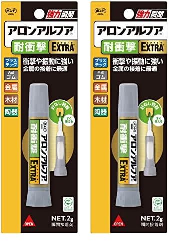 Amazon.co.jp: コニシ アロンアルフア EXTRA耐衝撃 スリム #04656 2g (× 2) : 産業・研究開発用品