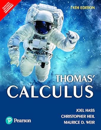 Pearson Thomas' Calculus, 14E: Hass Heil Weir: 9789353060411: Amazon ...