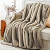 Amazon.com: BATTILO HOME Luxury Fluffy Faux Fur Throw Blanket, Cozy ...
