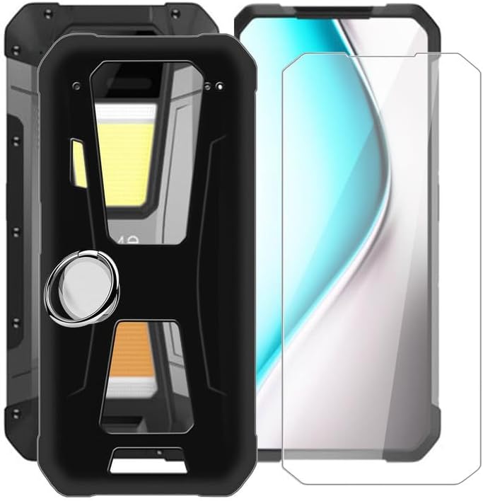 Amazon.com: YQINHHME Black Case for Unihertz Tank 2 (6.81") with 1 x ...