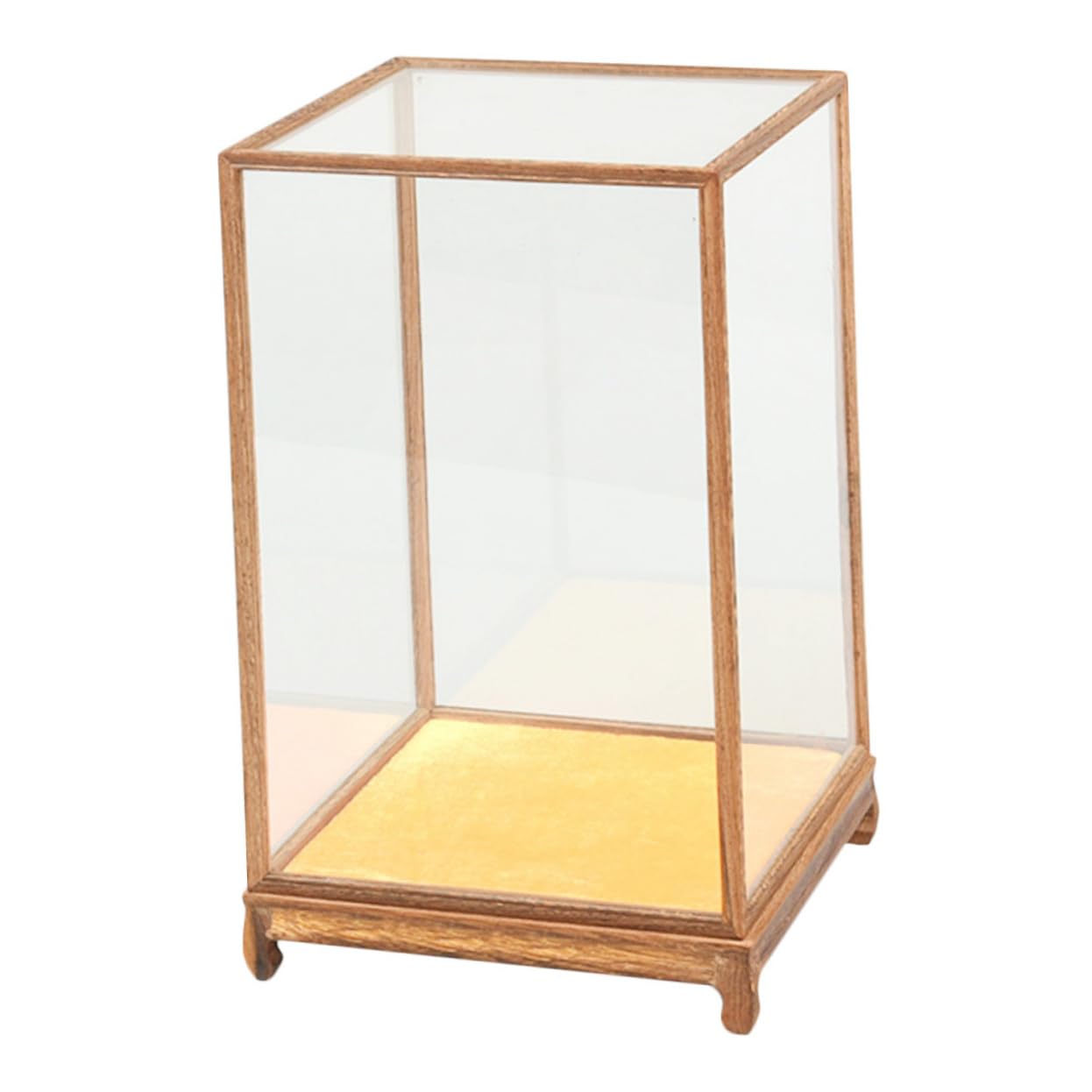 Amazon.com: ARTIBETTER Wedding Square Stand Glass Display Box Clear ...