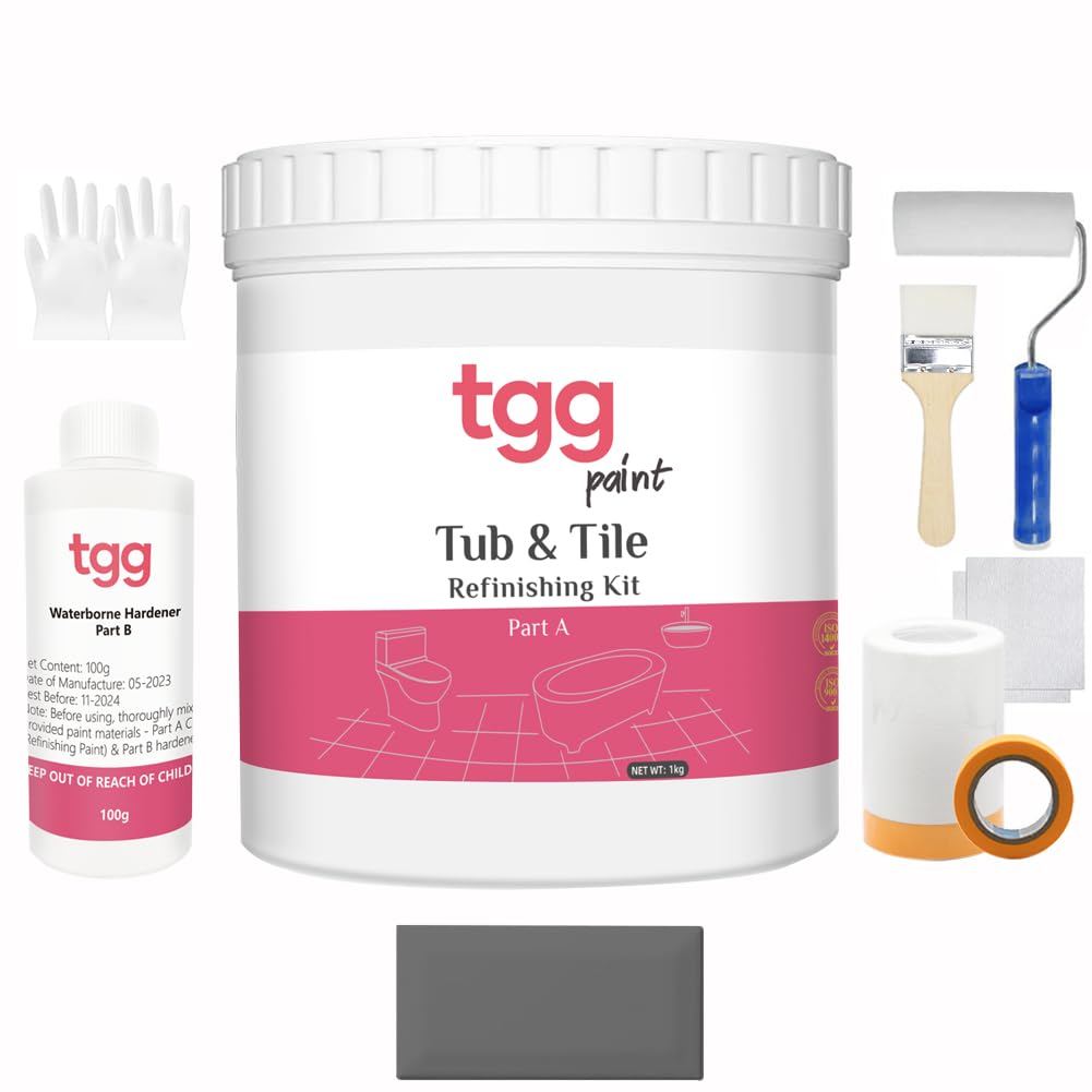 Amazon.com: Tub and Tile Refinishing Kit - 1kg DIY Bathtub Sink ...