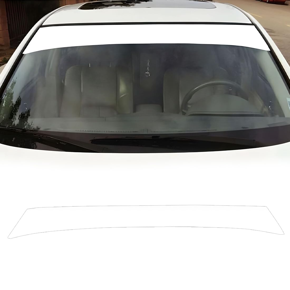 ZYBHMJE Car windscreen sun strip banner sunstrip vinyl decal shade ...