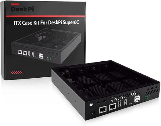 GeeekPi DeskPi ITX Case Kit for DeskPi Super6c Raspberry Pi CM5/CM4 ...