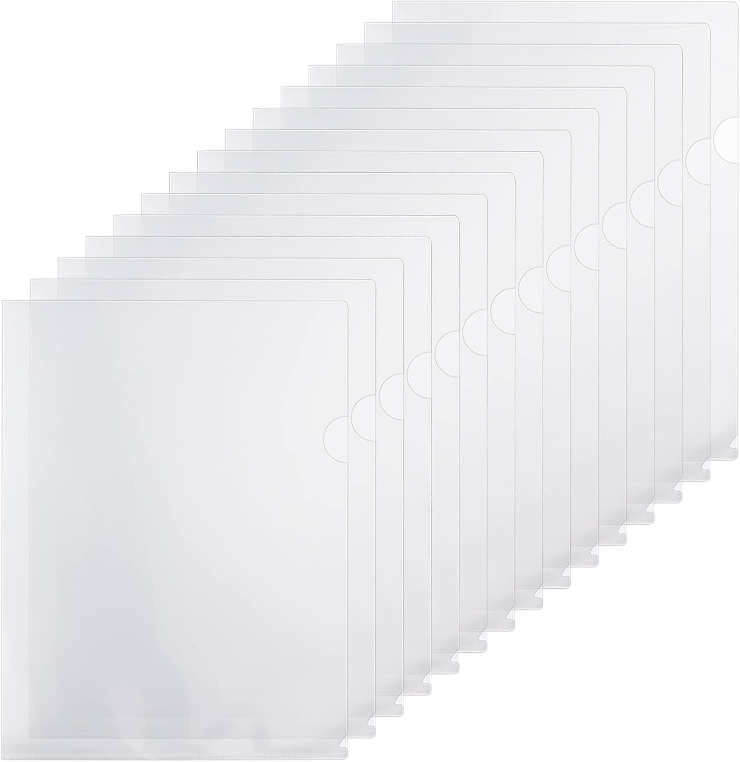 YoeeJob 15 Packs Clear Document Folders fits Standard 8.5"x11" and A4 ...