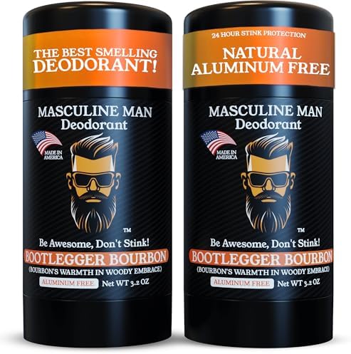 Amazon.com : Masculine Man Deodorant Men - Aluminum Free, Natural ...