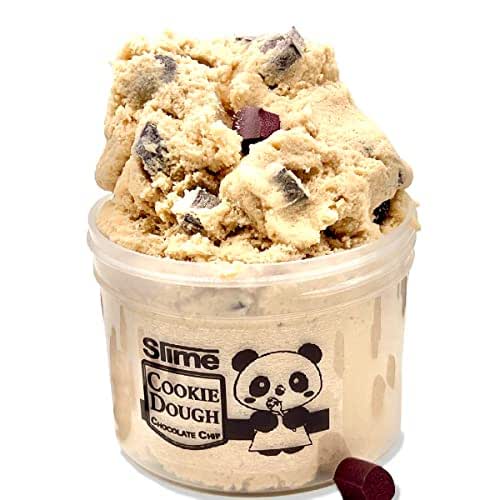 Amazon.com: Cookie Dough Cloud Slime - Chocolate Chip Scented Slime ...