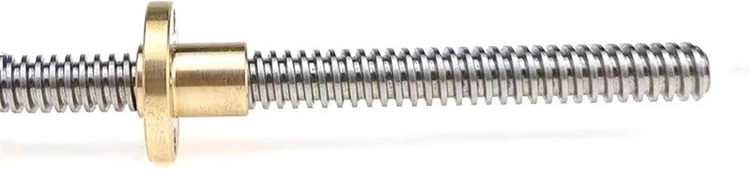 ELLANA Trapezoidal Screw Rod, Stainless Steel, Fully Threaded, 4mm ...
