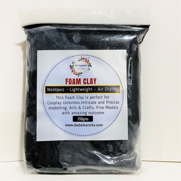 Get Inspired Black Super Light Air Dry Clay : Amazon.in: Home & Kitchen