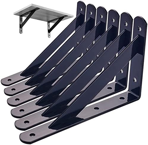 6 pcs Shelf Bracket , Triangle Support Wall Hanging,Space-Saving DIY ...
